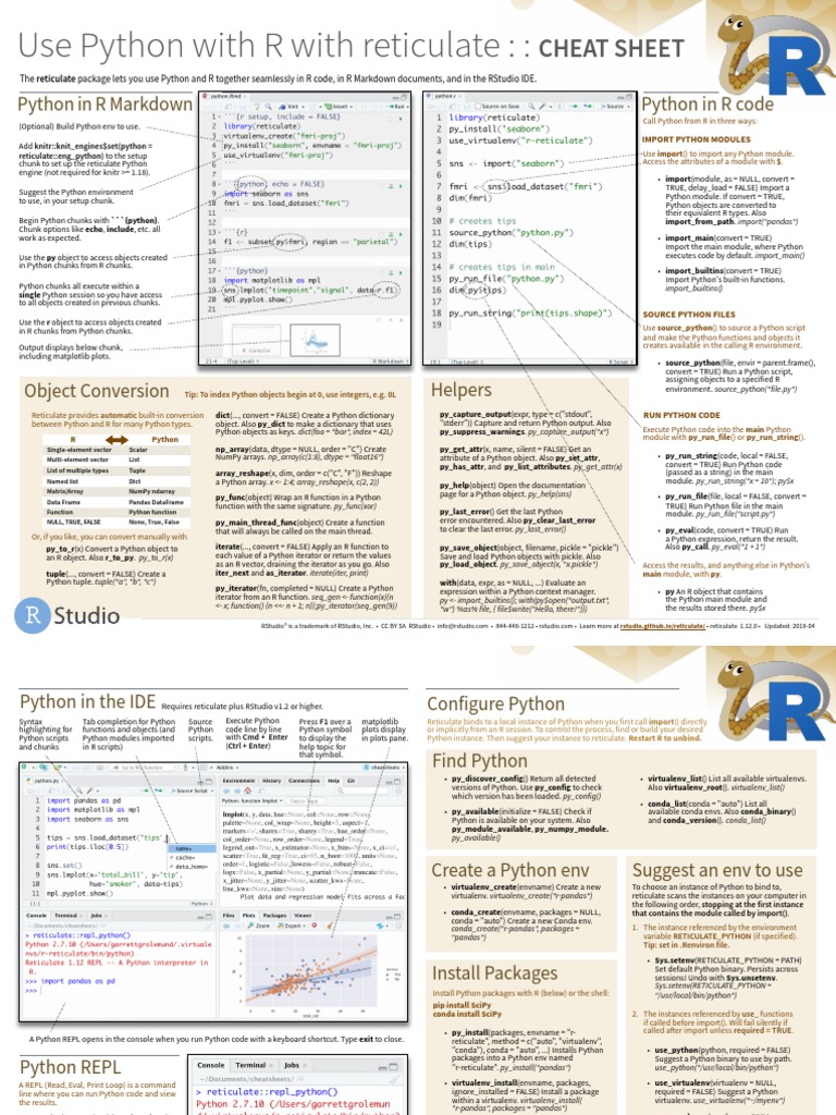 Use Python & R With Reticulate | PDF | Python (Programming Language) | C (Programming Language)