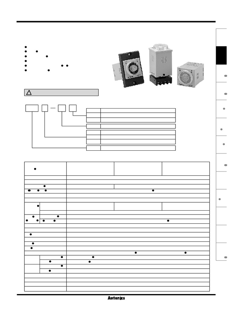 Single Time Range Timer: An Overview and Specifications for the ATE ...