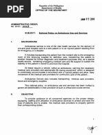 DOH Ambulance Required | PDF | Emergency Medical Services ...