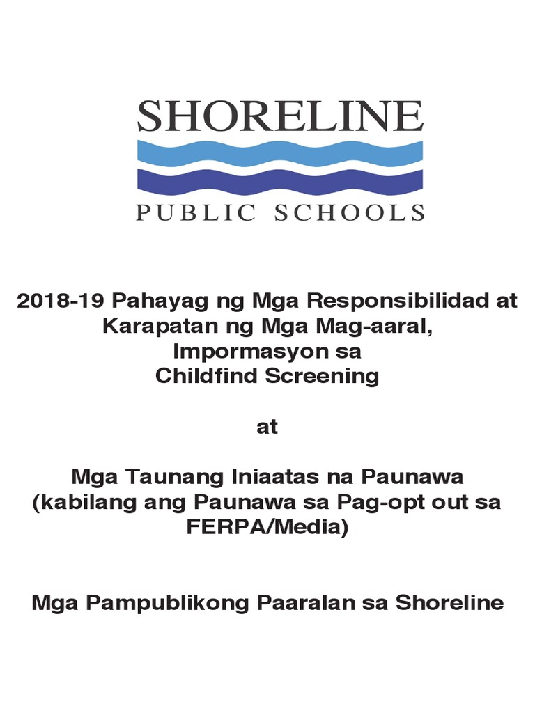 Tagalog - Student Handbooks | PDF