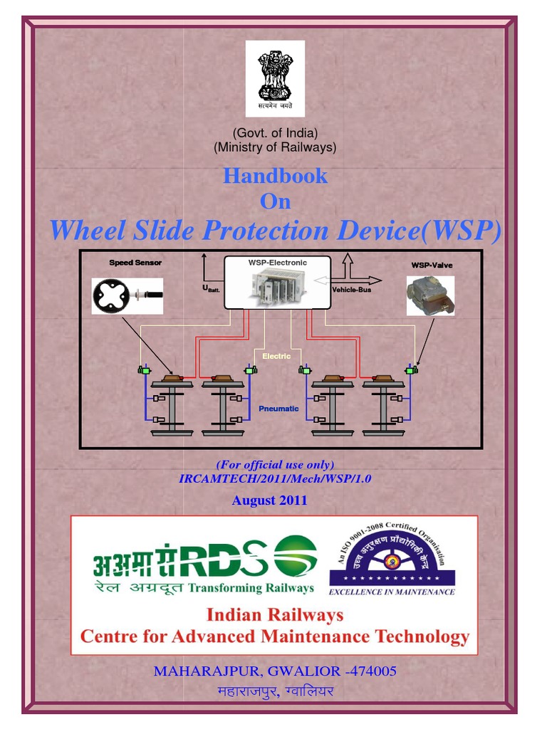 Handbook on Wheel Slide Protection System | PDF | Relay | Switch