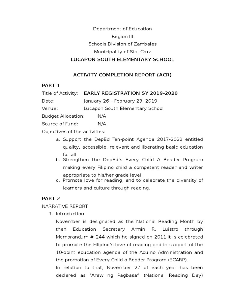 Early Registration Acr | PDF | Behavior Modification | Cognition