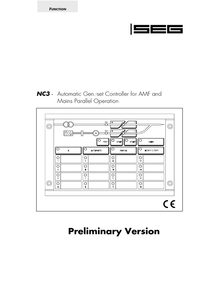 SEG NC3!2!16 Controller | PDF | Mains Electricity | Relay