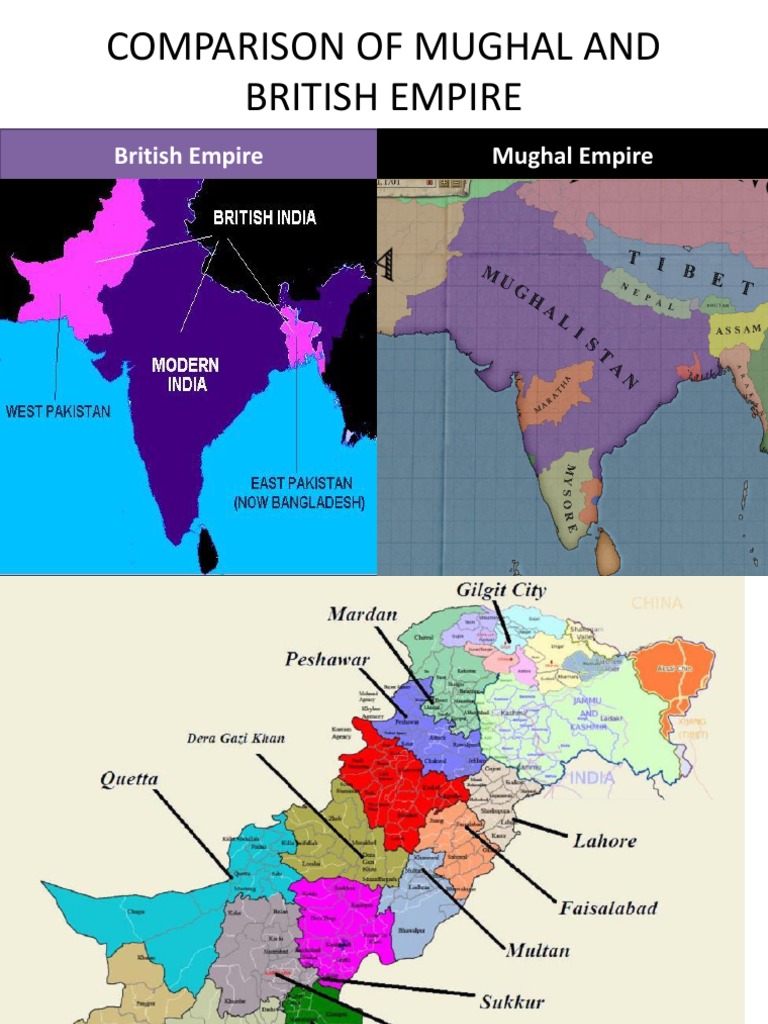 Mughal and British Empire | PDF
