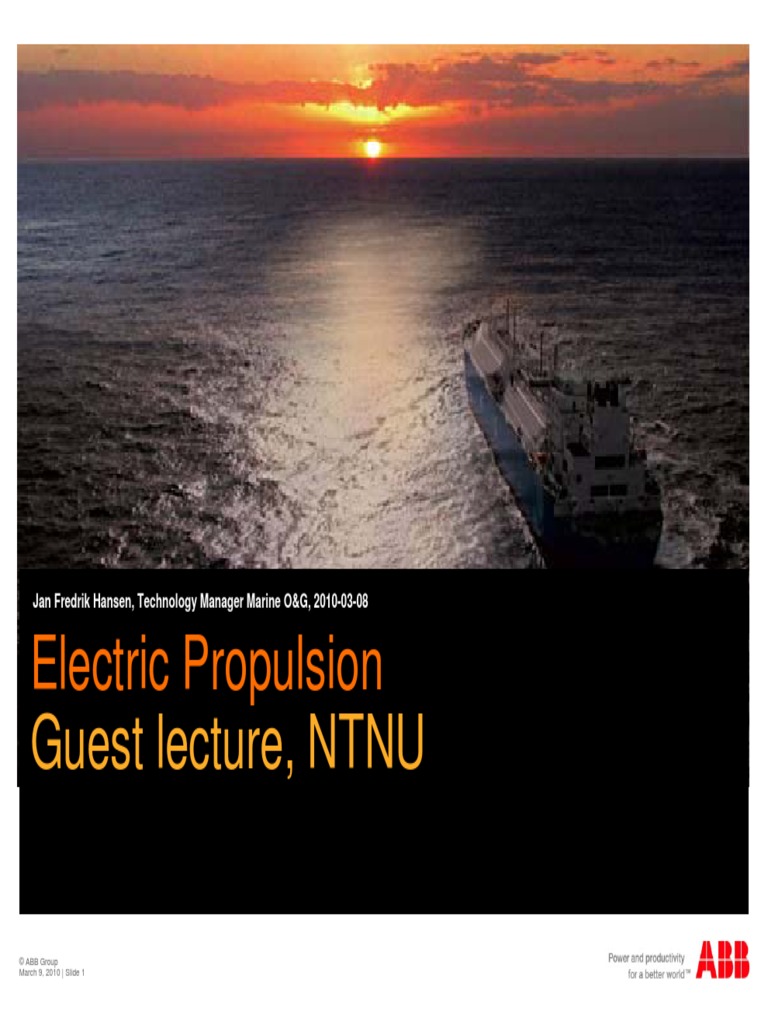 ABB Electric - Propulsion SYSTEMS 2.4.2 PDF | PDF | Marine Propulsion ...