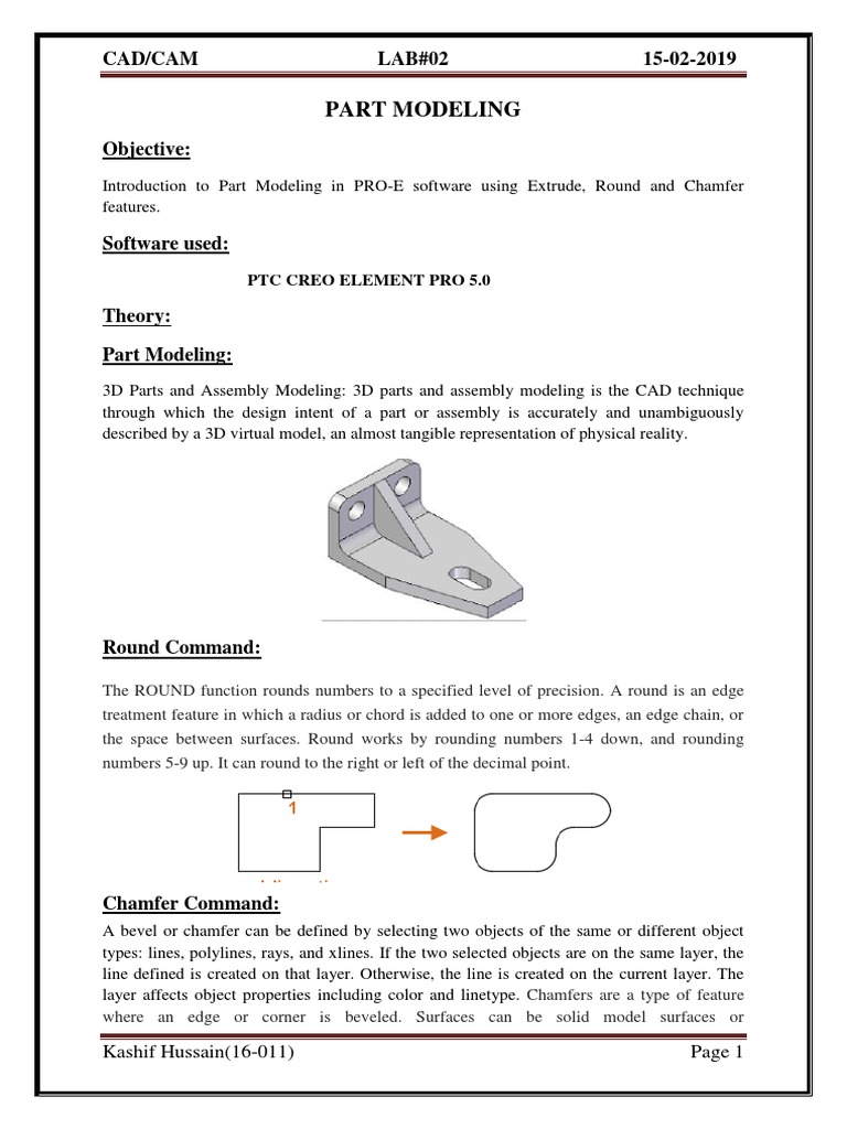 Part Modeling Techniques in PRO-E | PDF | Computer Aided Design | Space