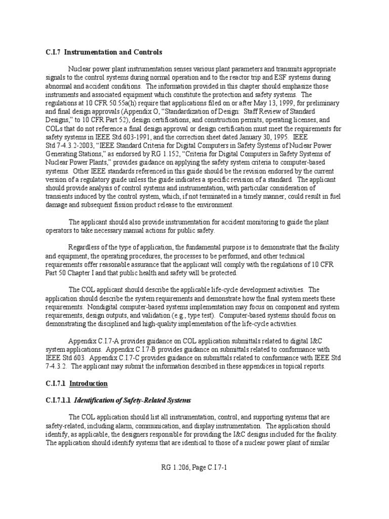 Instrumentation and Controls | PDF | Instrumentation | Reliability ...