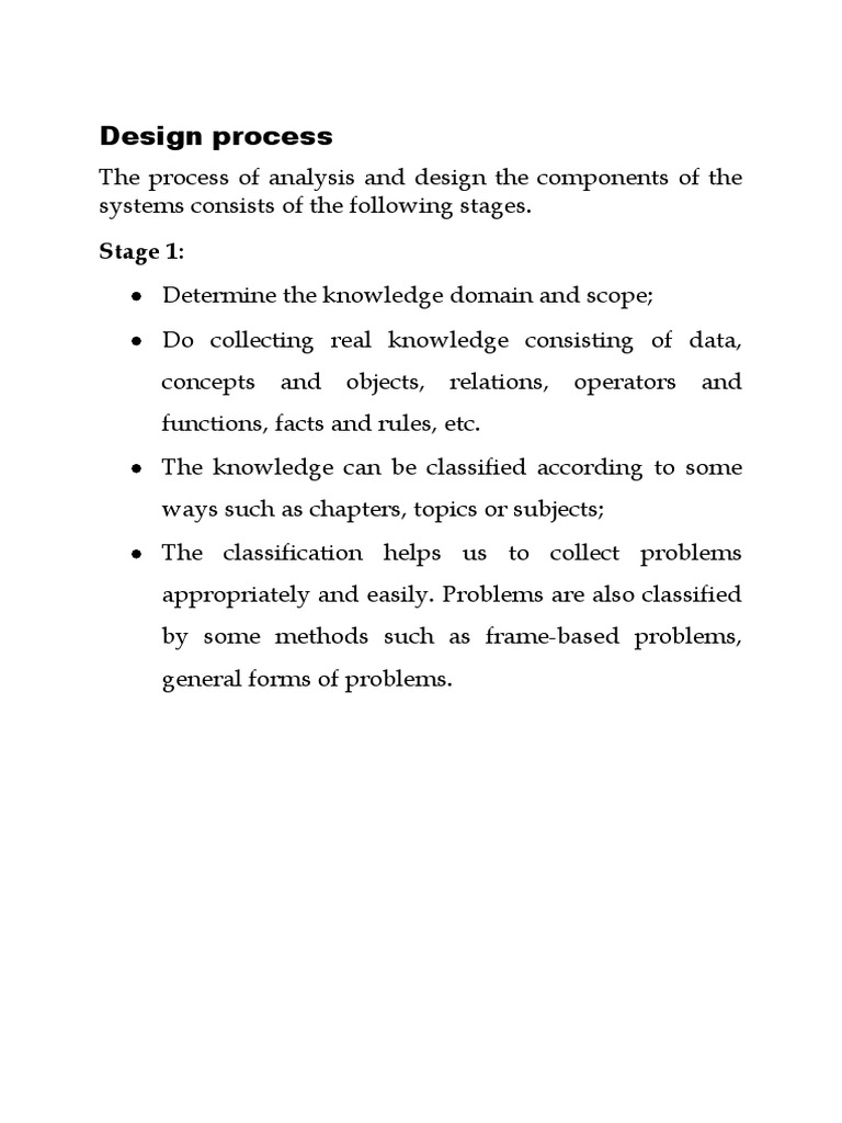 Design Process: Stage 1 | PDF | Conceptual Model | Component Object Model