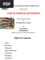 5S Warehouse Checklist | PDF | Warehouse