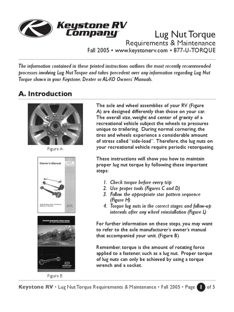 Lug Nut Torque: Requirements & Maintenance | Download Free PDF | Nut ...