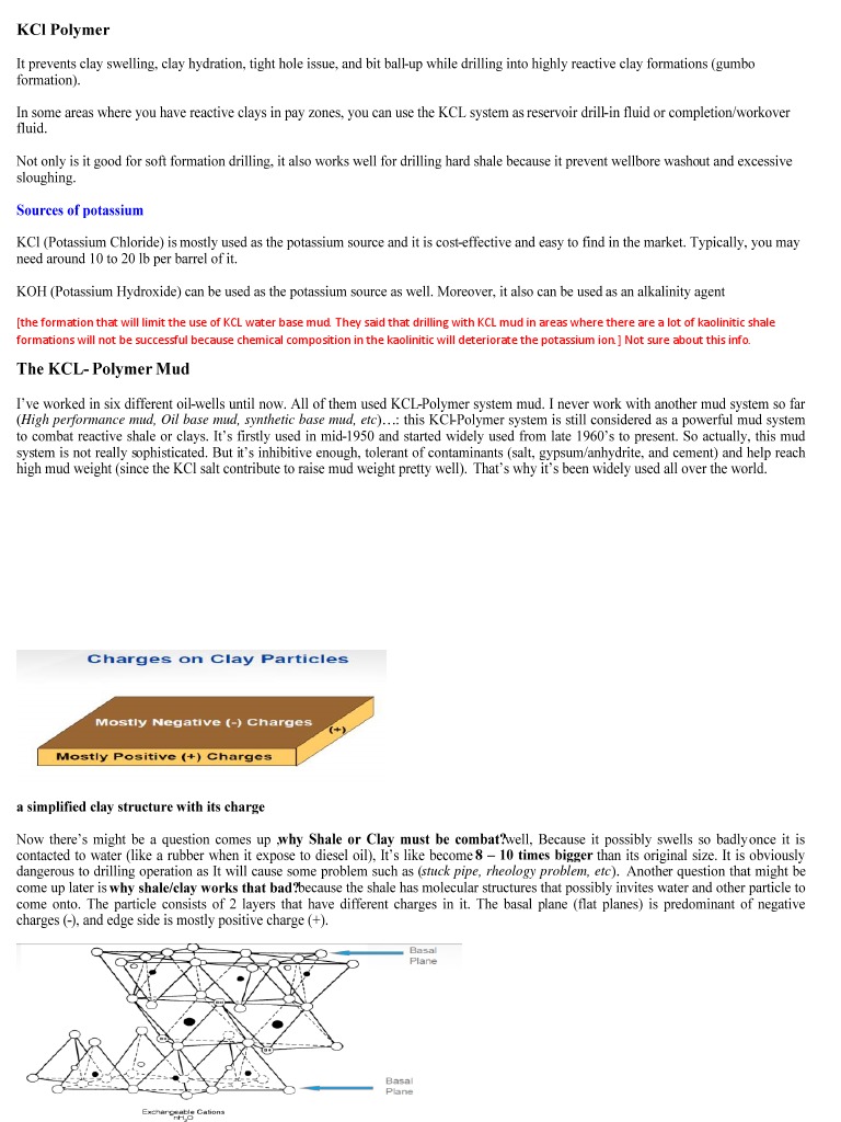 High Performance Mud, Oil Base Mud, Synthetic Base Mud, Etc | PDF ...