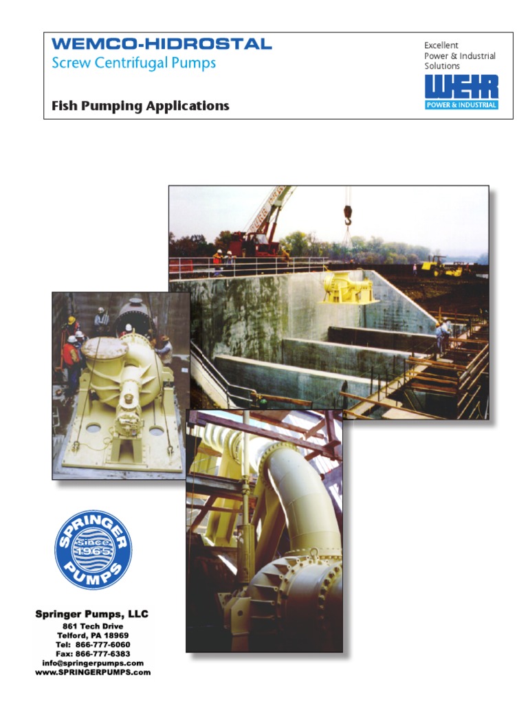 Fish Pumping Applications: Excellent Power & Industrial Solutions | PDF ...