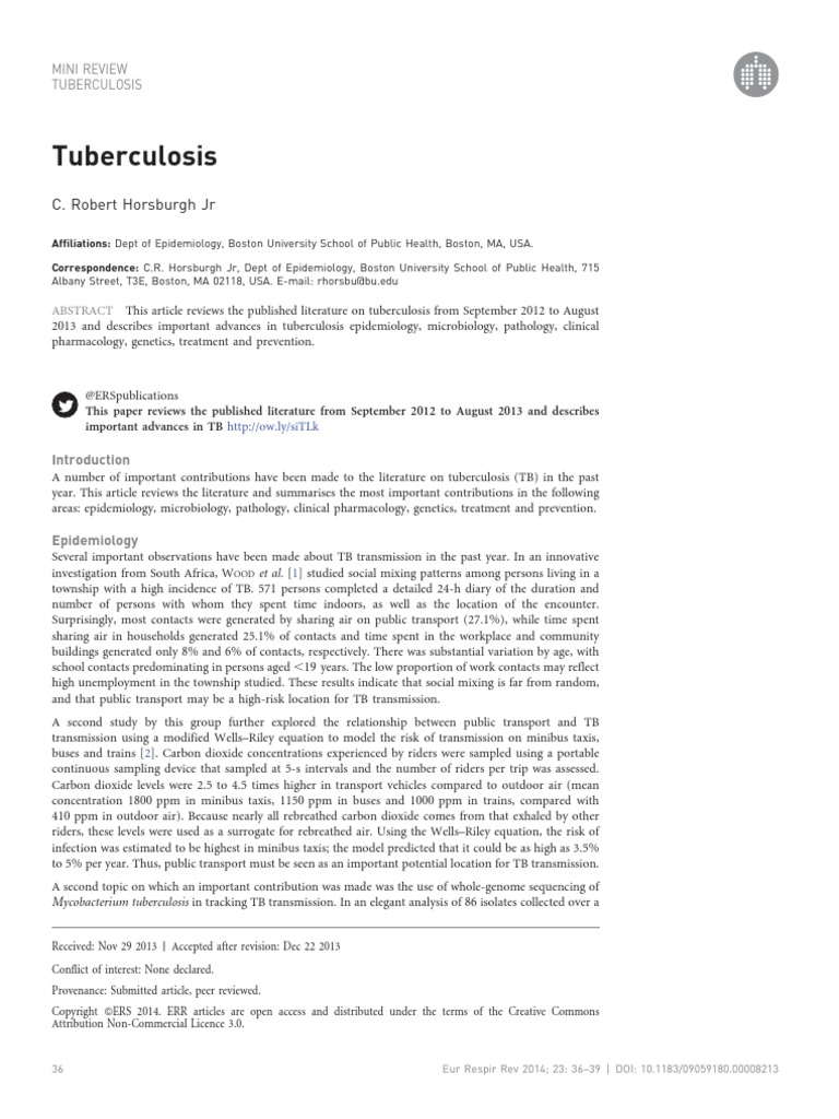 TB 2 | PDF | Tuberculosis | Antimicrobial Resistance