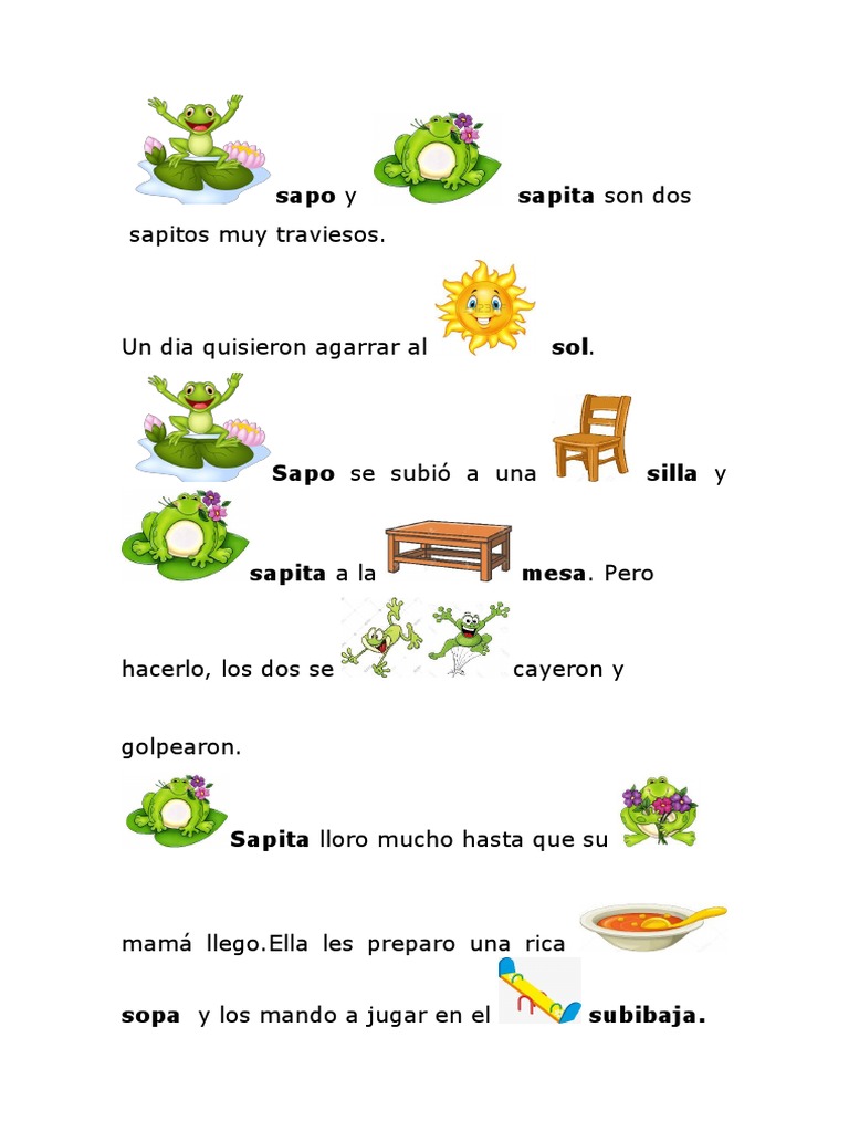Ficha de Sa, Se, Si, So, Su | PDF