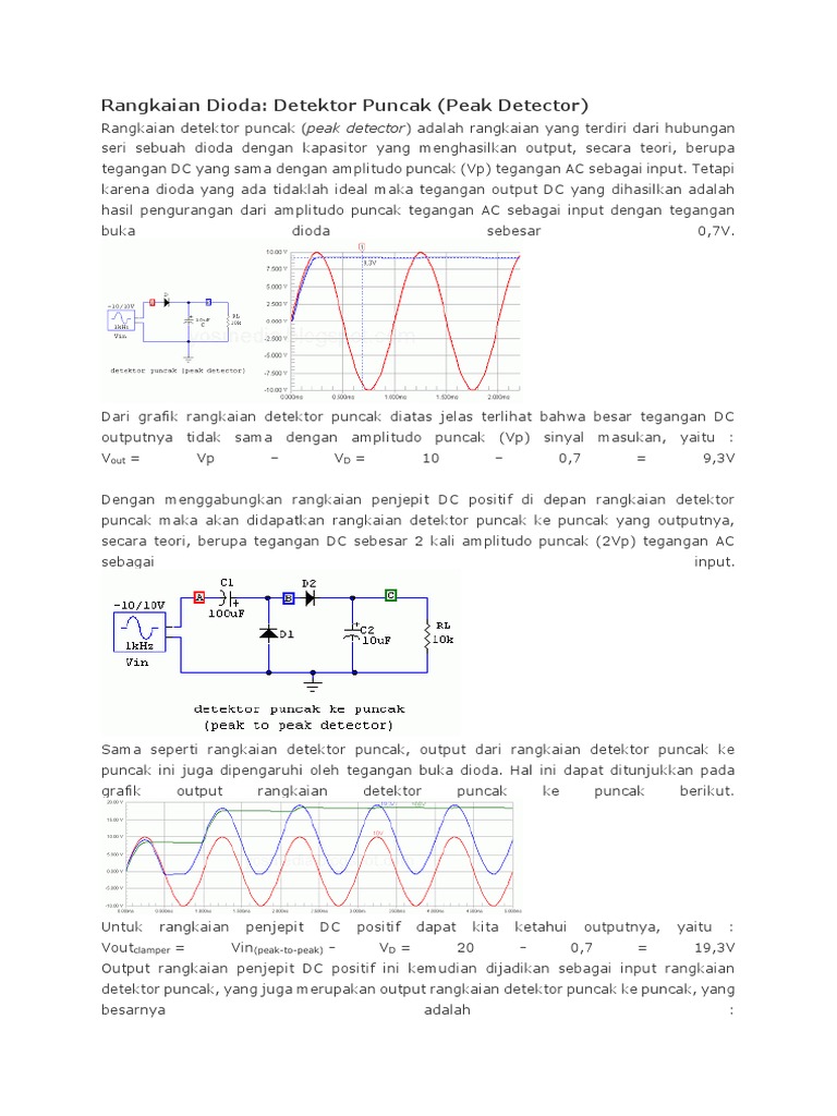 Rangkaian Dioda | PDF | Metode & Bahan Ajar | Sains & Matematika