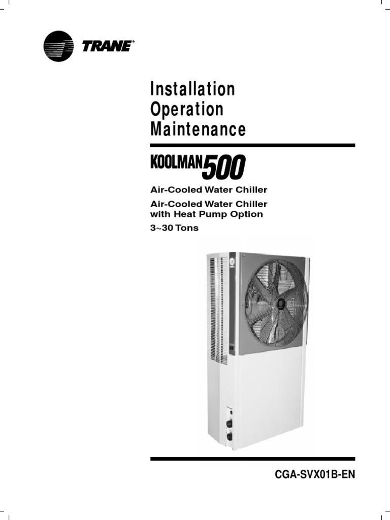 Manual D Instalacion Chiller Trane PDF | PDF | Switch | Hvac