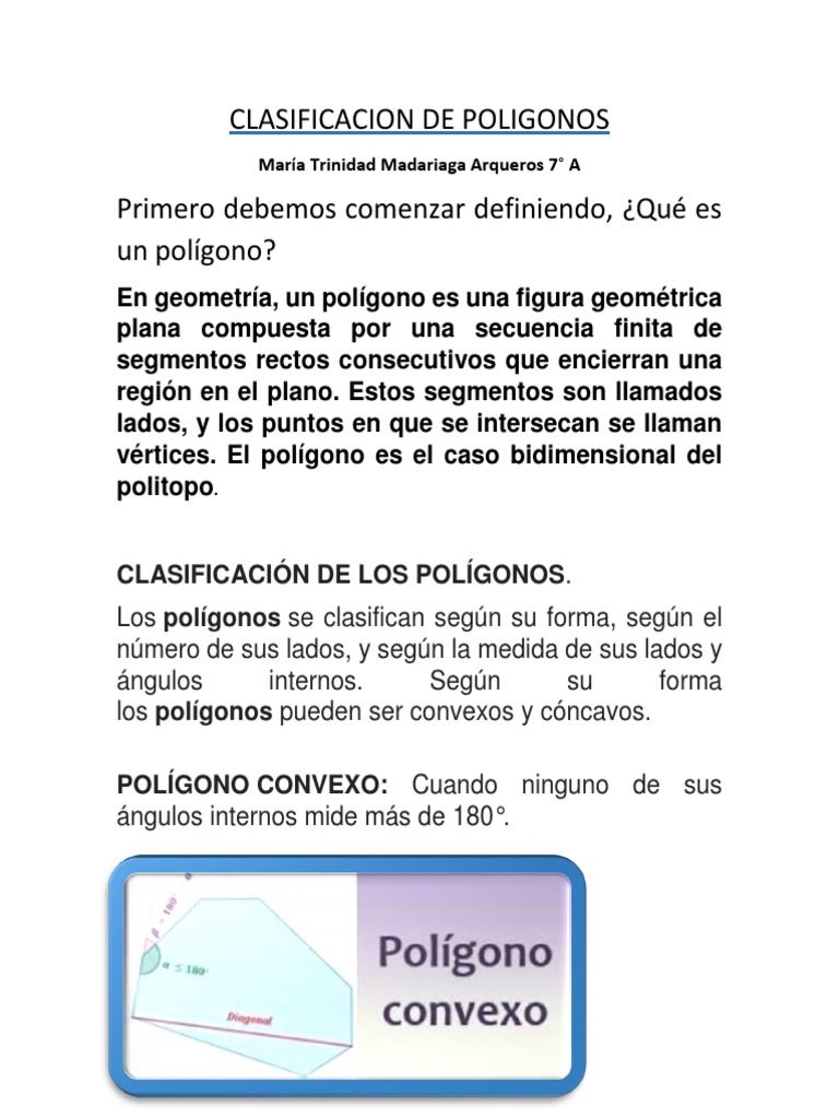Clasificacion de Poligonos | PDF | Polígono | Euclides