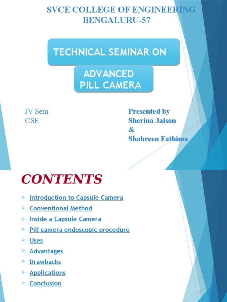 Pill Camera PPT-1 | PDF | Endoscopy | Camera