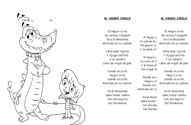 Letra y Origen de El Negro Cirilo | PDF | Ocio