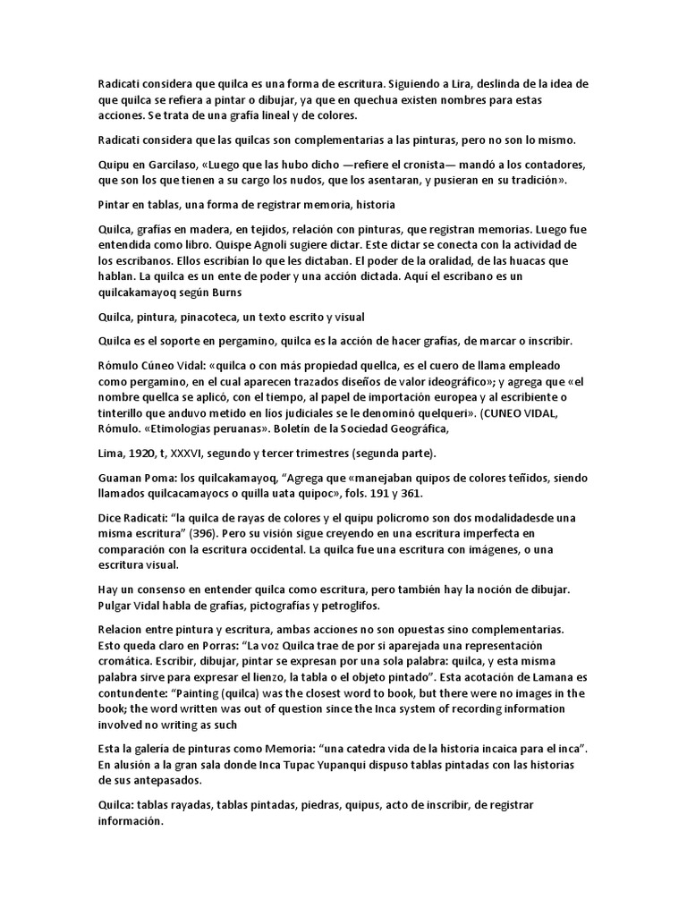 Significado y función de la quilca | PDF | Imperio Inca | Andes