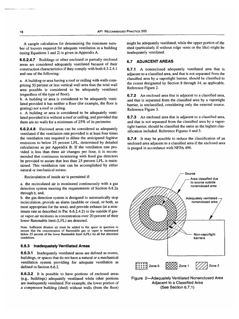 API RP 505: Ventilation Guidelines | PDF | Ventilation (Architecture ...