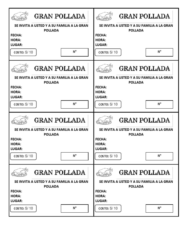 Gran Pollada | PDF