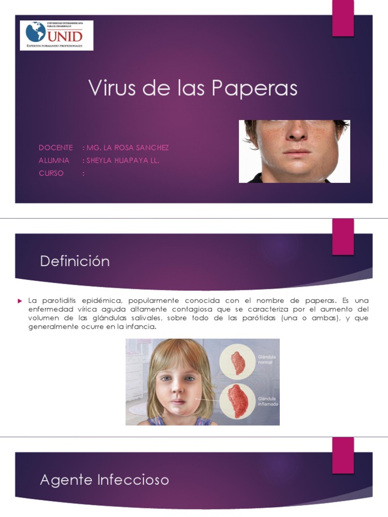 Virus Paperas | PDF | Microbiología | Salud pública