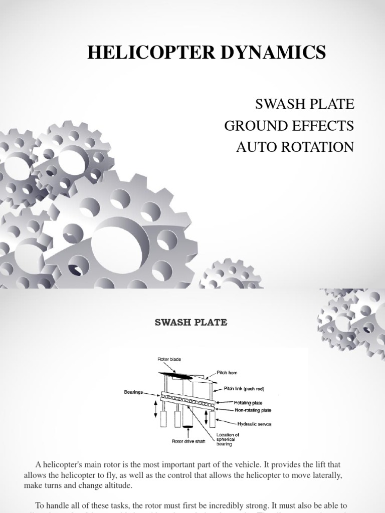 Swash Plate | PDF | Helicopter Rotor | Helicopter