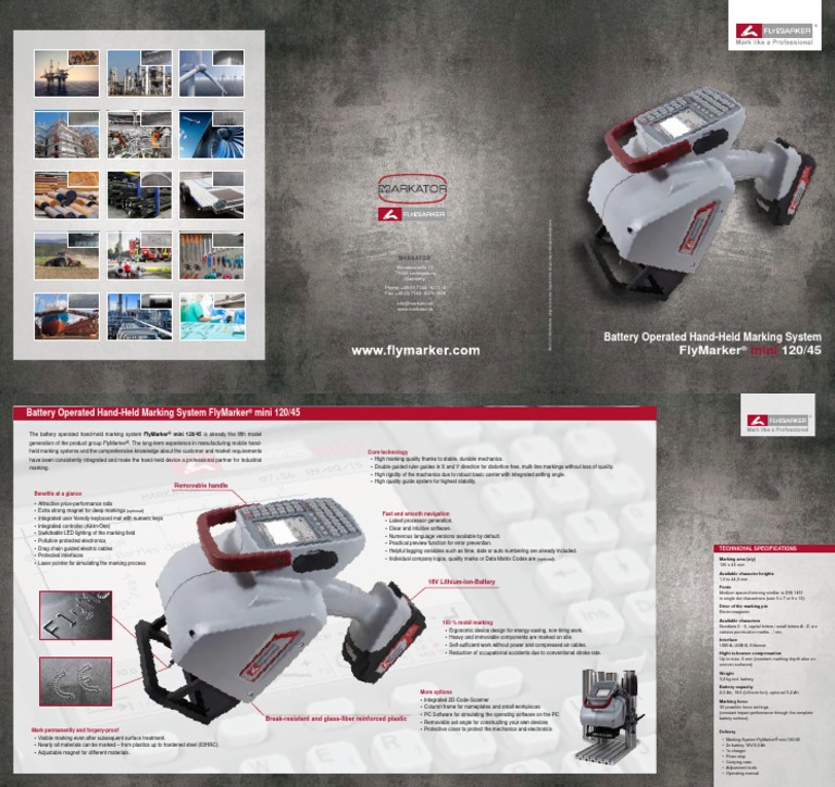 Markator Flymarker-Mini 120 45 Prospektus | PDF | Computer Keyboard ...