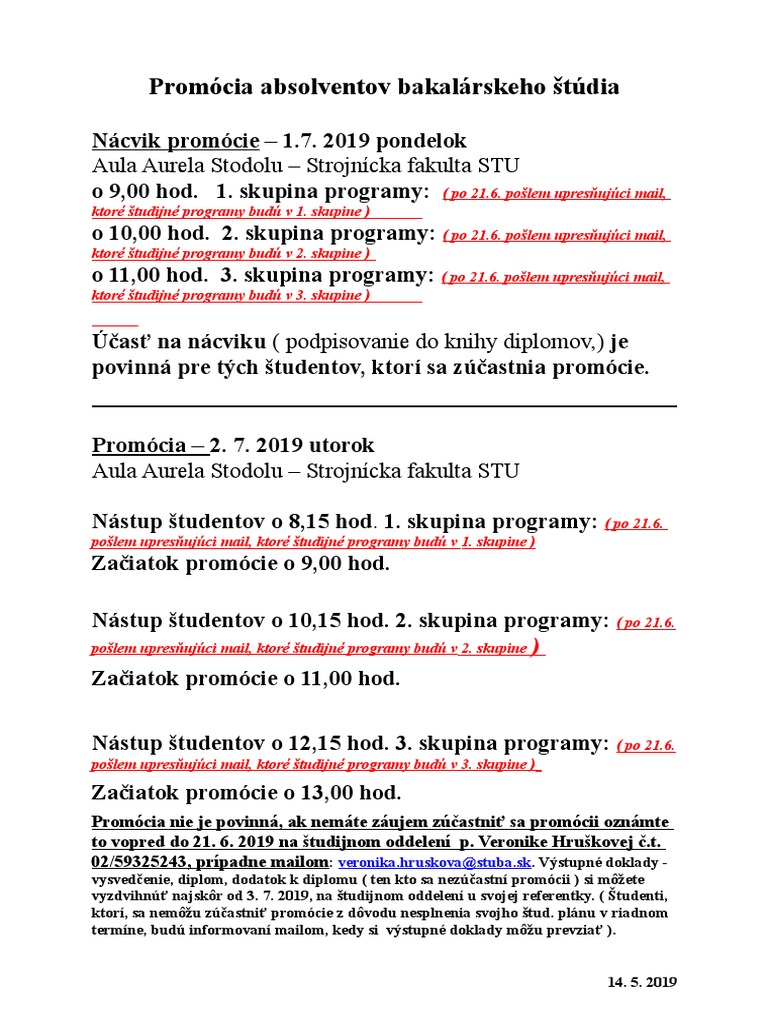 7 Termin Promocii | PDF