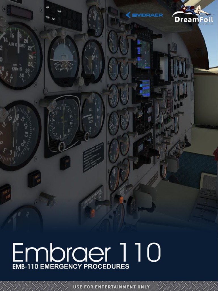 EMB 110 Emergency Procedures | PDF | Landing Gear | Engines