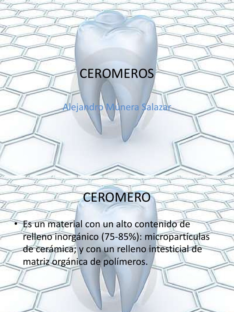 Ceromeros | PDF | Elasticidad (Física) | Diente