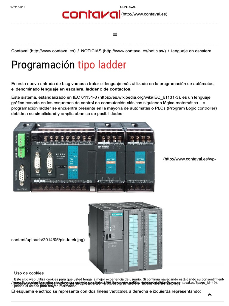 Lenguaje Lader (PLC) | PDF