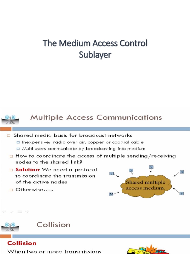 MAC Sublayer Control | PDF