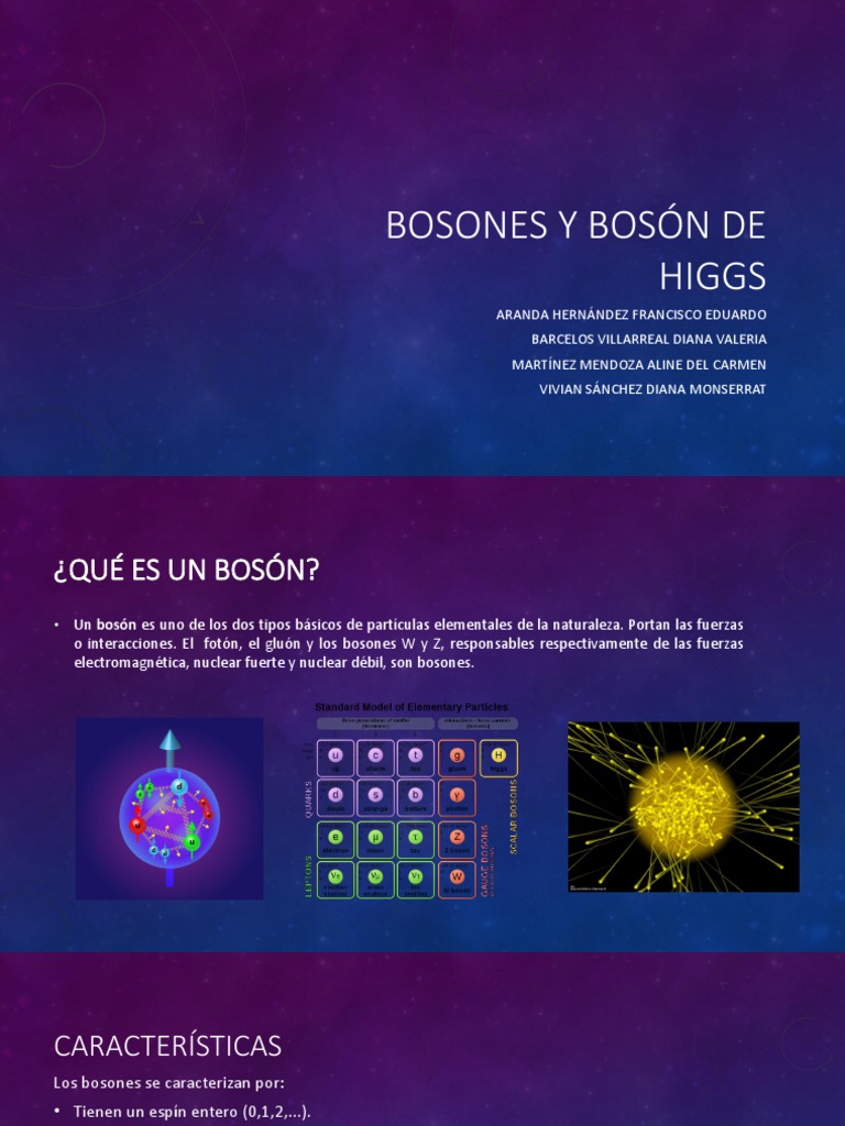 bosones | Boson | Bosón de Higgs
