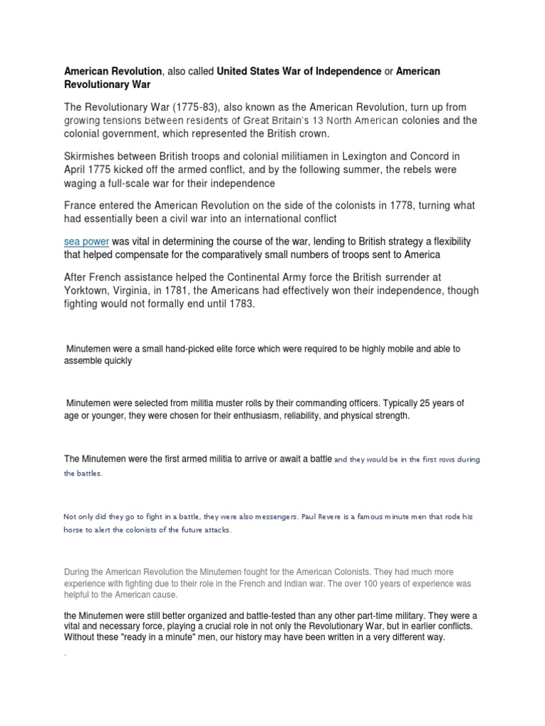 American Revolution | PDF