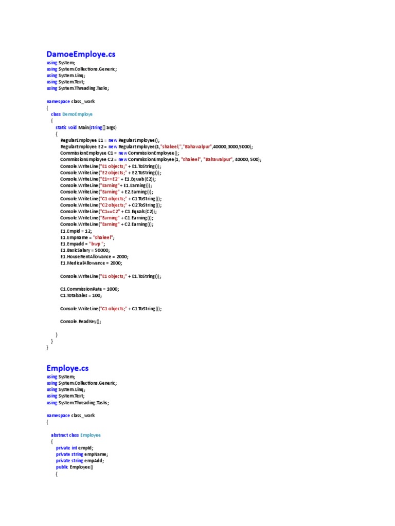 Da Moe Employe | PDF | Filename | Computer Programming