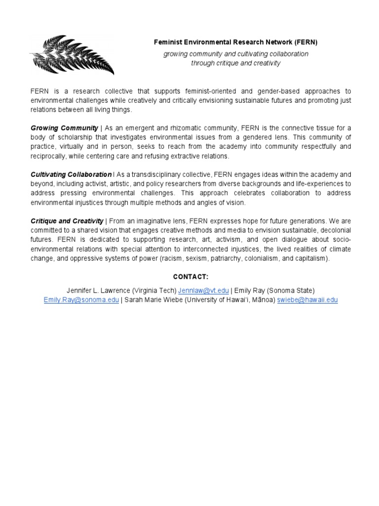 Fern Overview - 1 | PDF | Social Science | Science & Mathematics