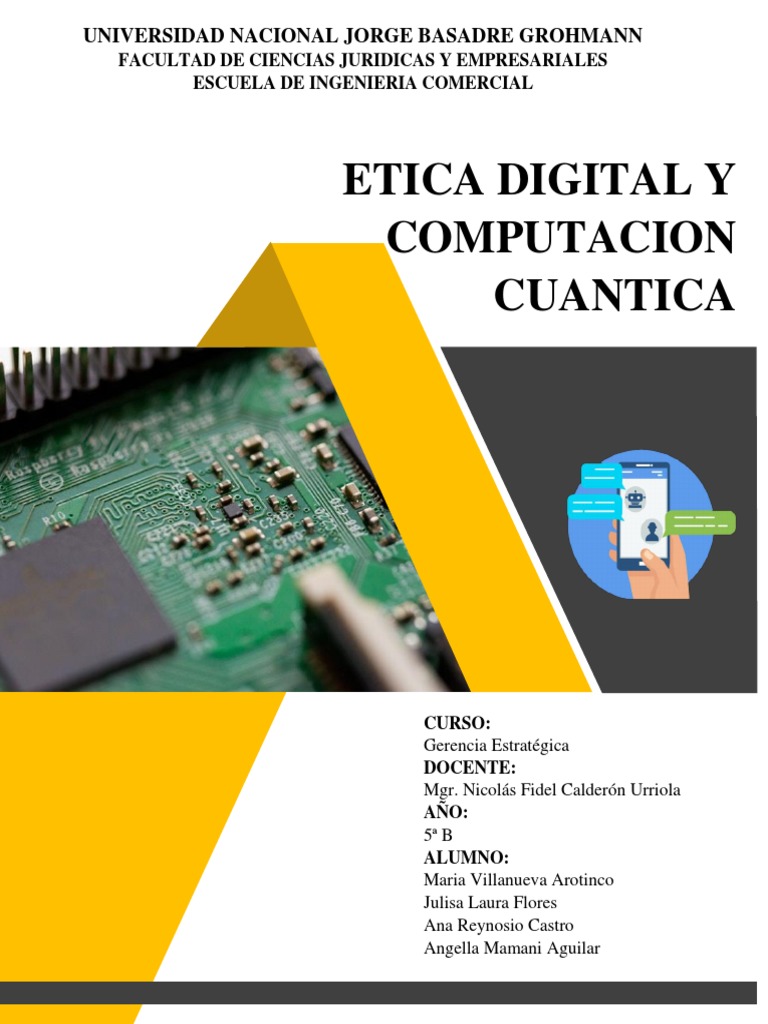 Ética Digital y Computación Cuántica | PDF | Computación cuántica ...