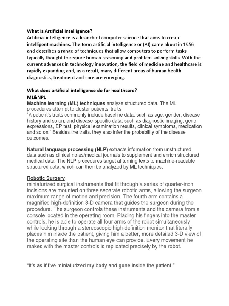 What Is Artificial Intelligence? | PDF | Artificial Intelligence ...