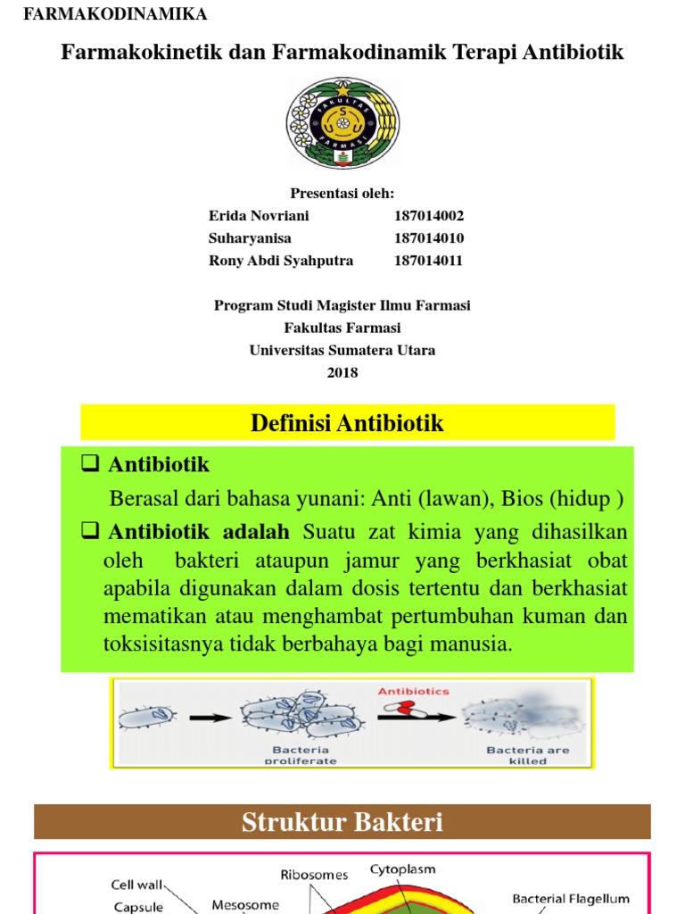Farmakokinetik Dan Farmakodinamik Antimikroba | PDF
