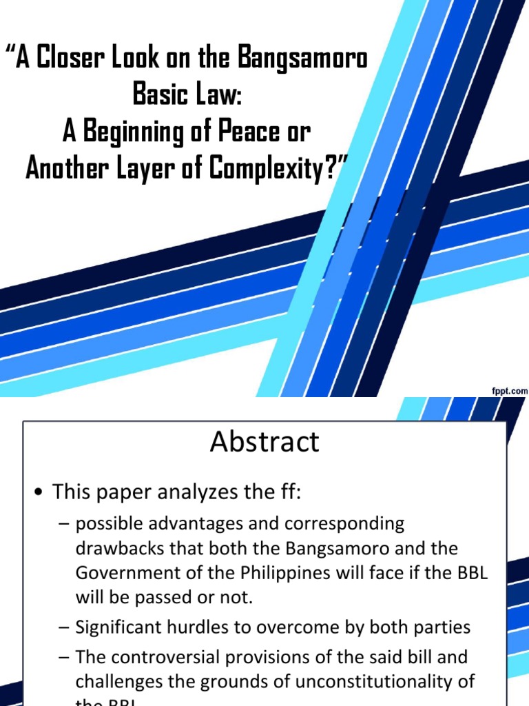 BBL | PDF | Public Sphere | Philippines