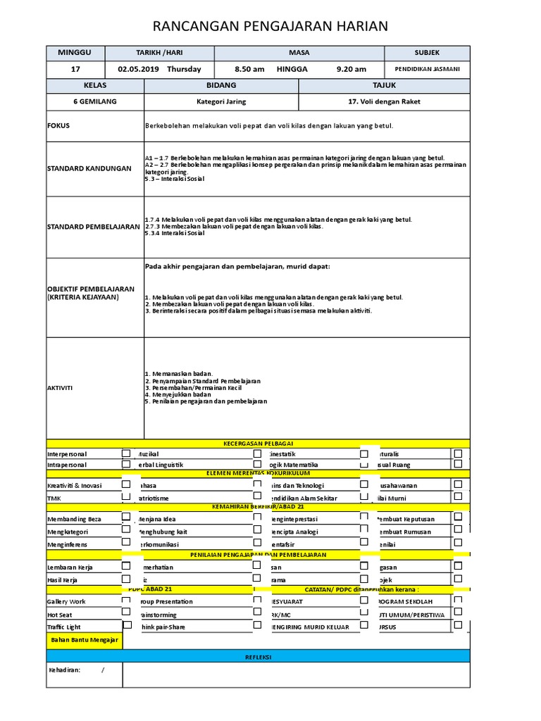 RPH PJ T6 2019 | PDF