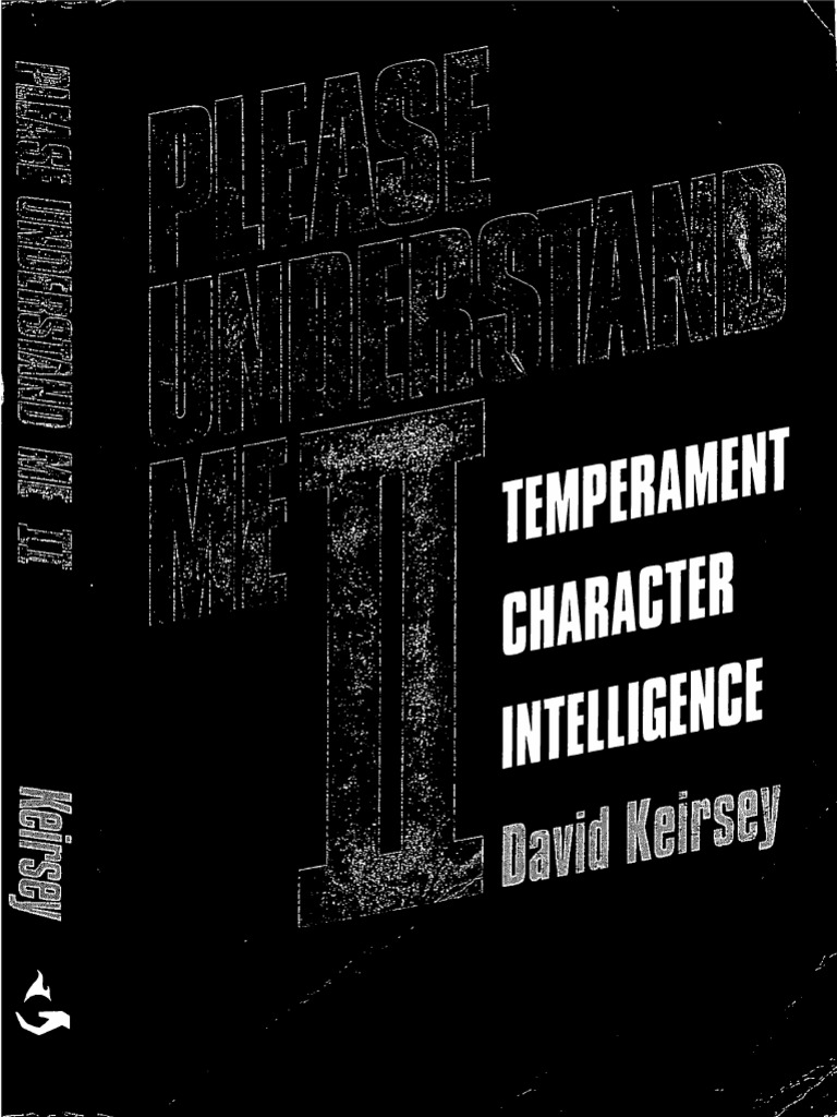 David Keirsey - Please Understand Me II | Psychological Theories ...