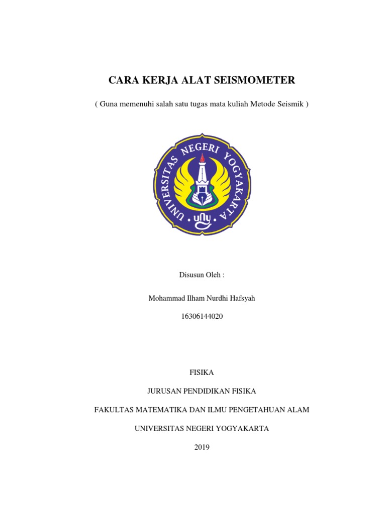 Cara Kerja Alat Seismometer | PDF