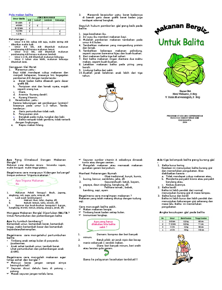 Leaflet Balita KEP | PDF