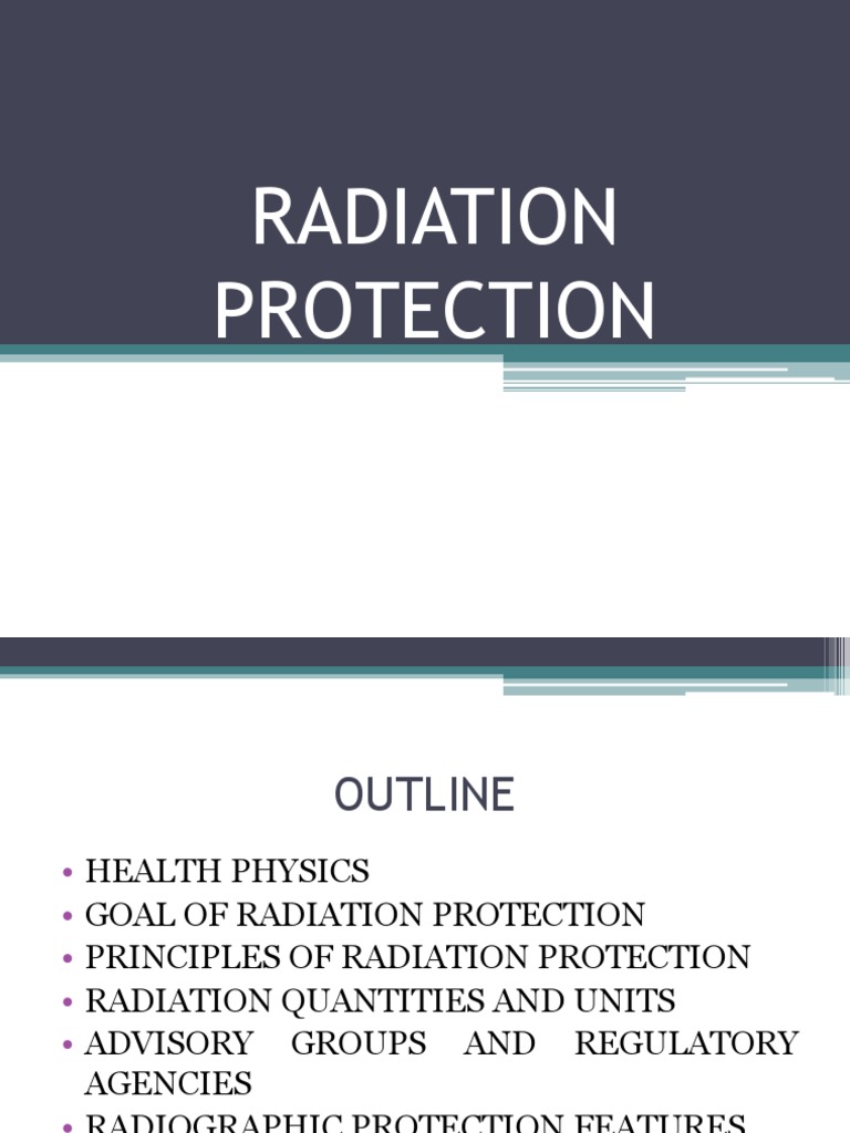 Radiation Protection 2018 | PDF | Radiation Protection | Ionizing Radiation