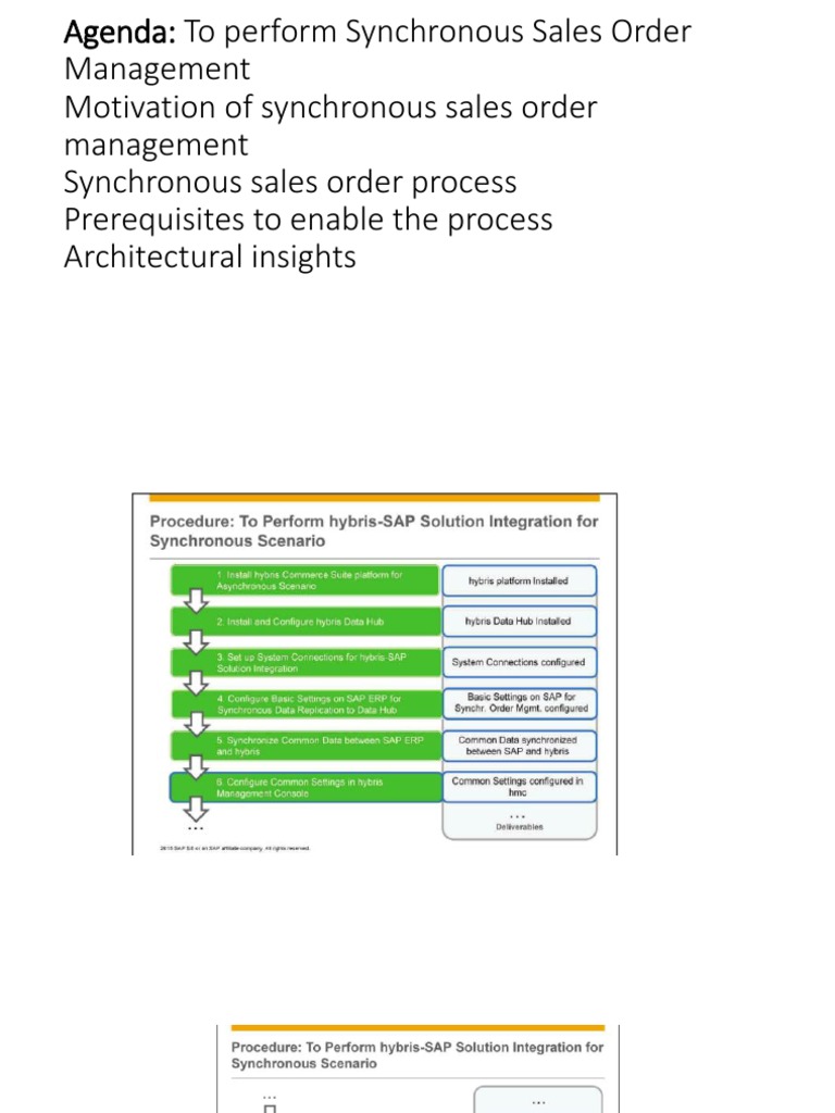 Synchronous Order Management | PDF