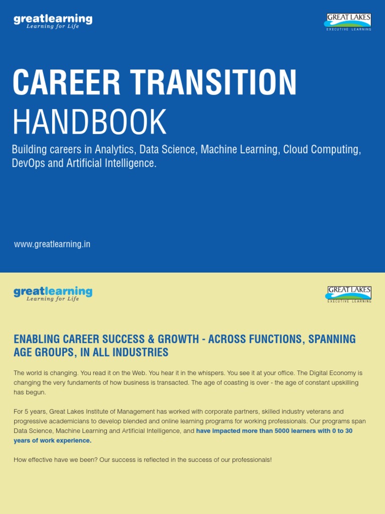 Transition Handbook PDF | PDF | Analytics | Artificial Intelligence