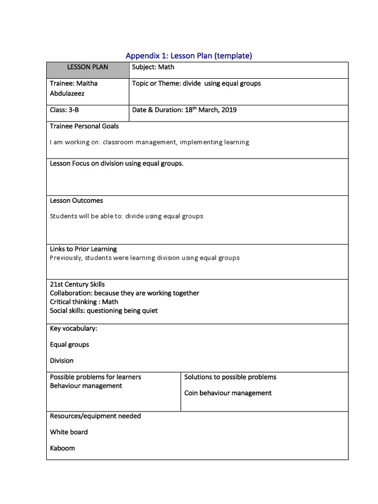 Divide Using Equal Groups | PDF | Curriculum | Educational Assessment